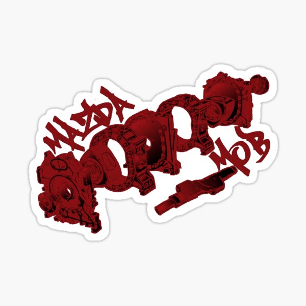 "Mazda MOB 101 engine" Sticker by kandikittin | Redbubble