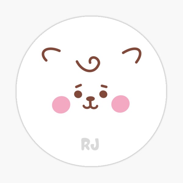 "Cute Baby BTS BT21 Character RJ" Sticker by shiminee | Redbubble