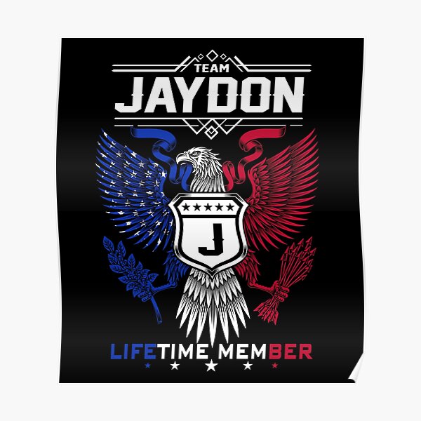 Póster «Camiseta con el nombre de Jaydon - Camiseta con artículo de ...