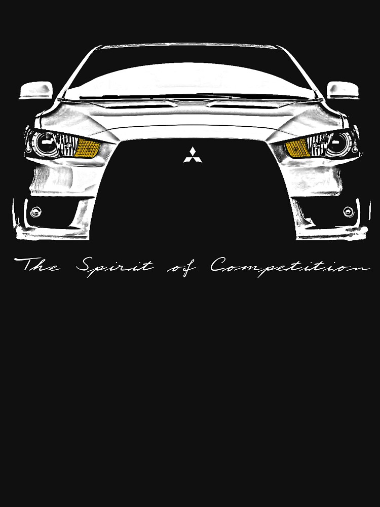 "Lancer Evolution X" T-shirt for Sale by BoxcutDC | Redbubble ...