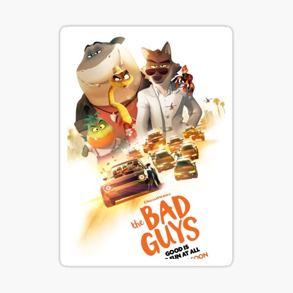 "The Bad Guys Second Poster" Sticker by Walsheet | Redbubble