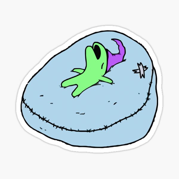 "glep sleeping smiling friends " Sticker for Sale by ZakariaRibbq ...