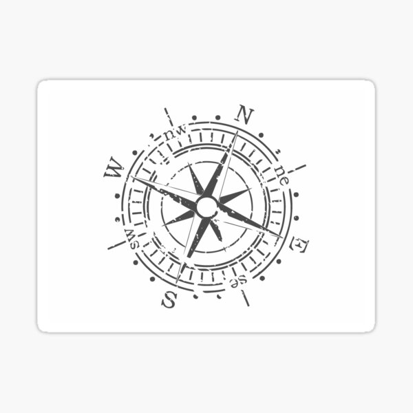 "Compass" Sticker by Artemis- | Redbubble