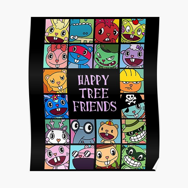 "Happy Tree Friends " Poster for Sale by ObaidLebanw | Redbubble