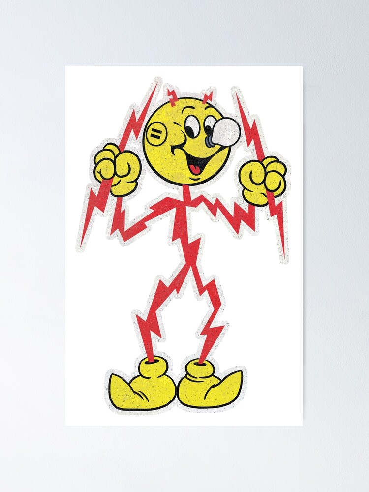 "Reddy Kilowatt Electric Company Mascot from the 1960s" Poster by ...