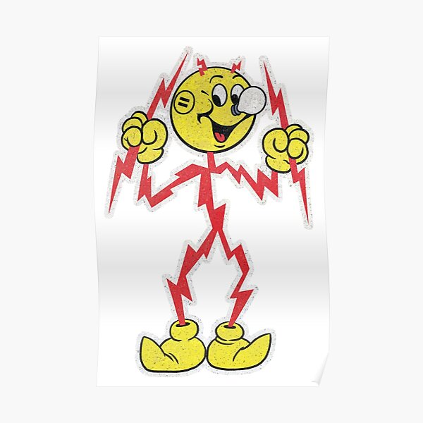 "Reddy Kilowatt Electric Company Mascot from the 1960s" Poster by ...