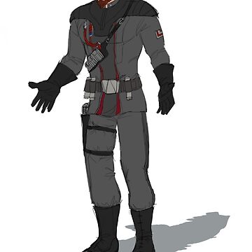 "Lieutenant Pierce" Sticker for Sale by Carter-Ash | Redbubble