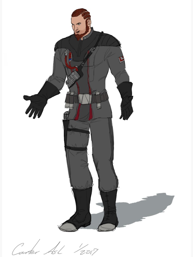 "Lieutenant Pierce" Sticker for Sale by Carter-Ash | Redbubble