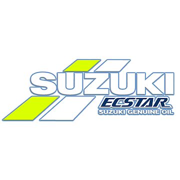" TEAM SUZUKI ECSTAR" Sticker for Sale by adudijeba | Redbubble