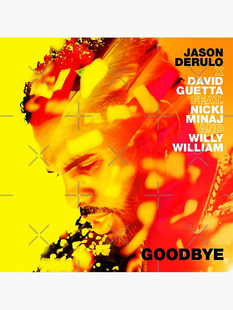 "Graphic Jasn Derul And David Guetta" Sticker by SungJose2 | Redbubble