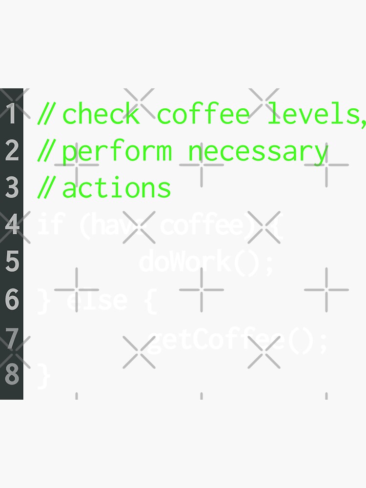 "Get Coffee Code - Funny Programmers" Sticker by DvCreations | Redbubble