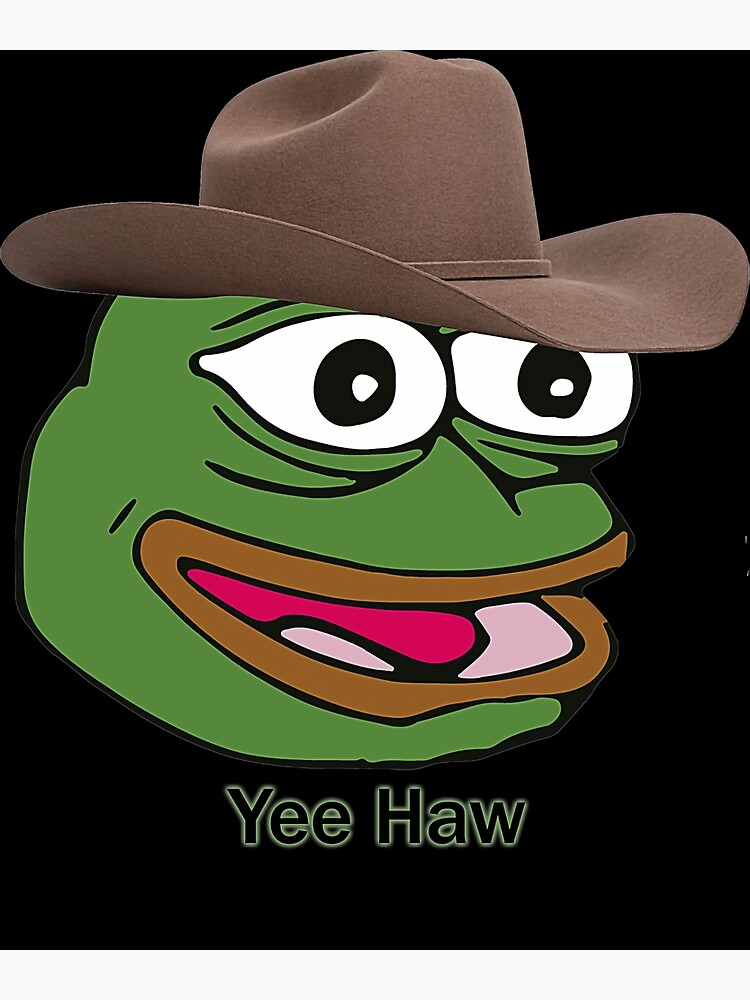 "Pepe Meme Yee" Poster for Sale by enriffeyoi | Redbubble