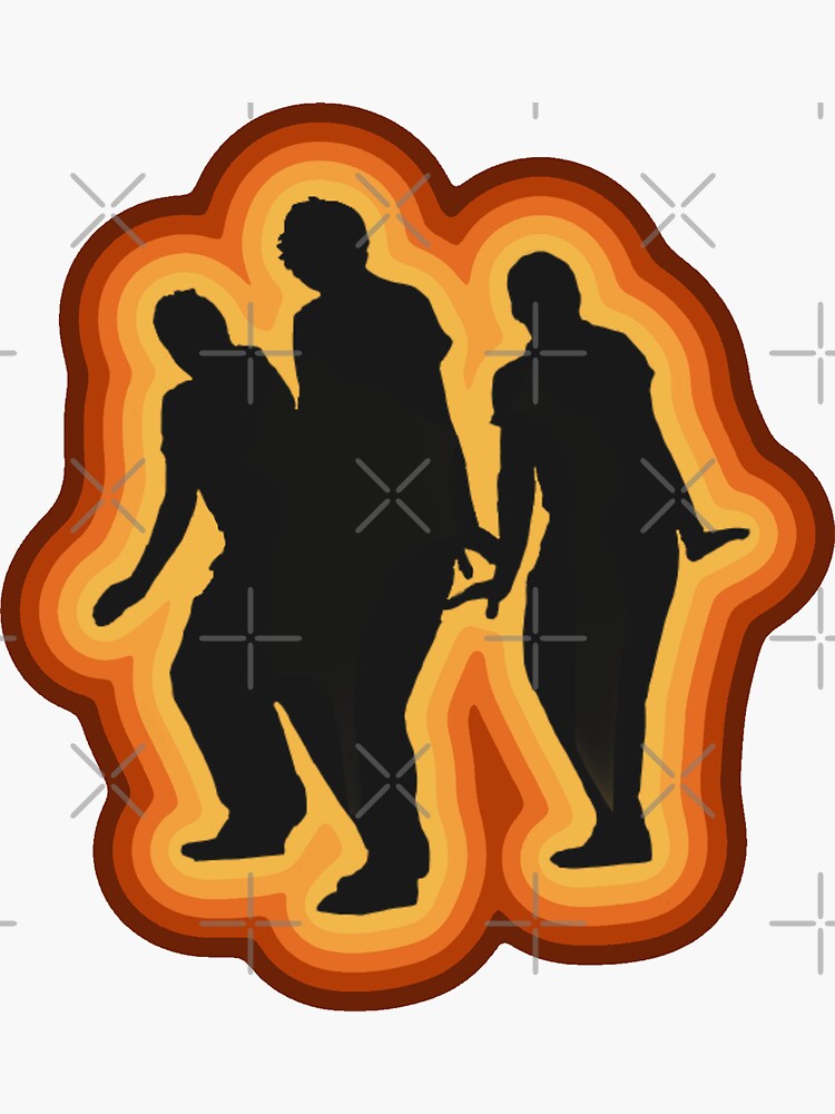 "Half Alive Silhouette " Sticker for Sale by Lizz-aa | Redbubble