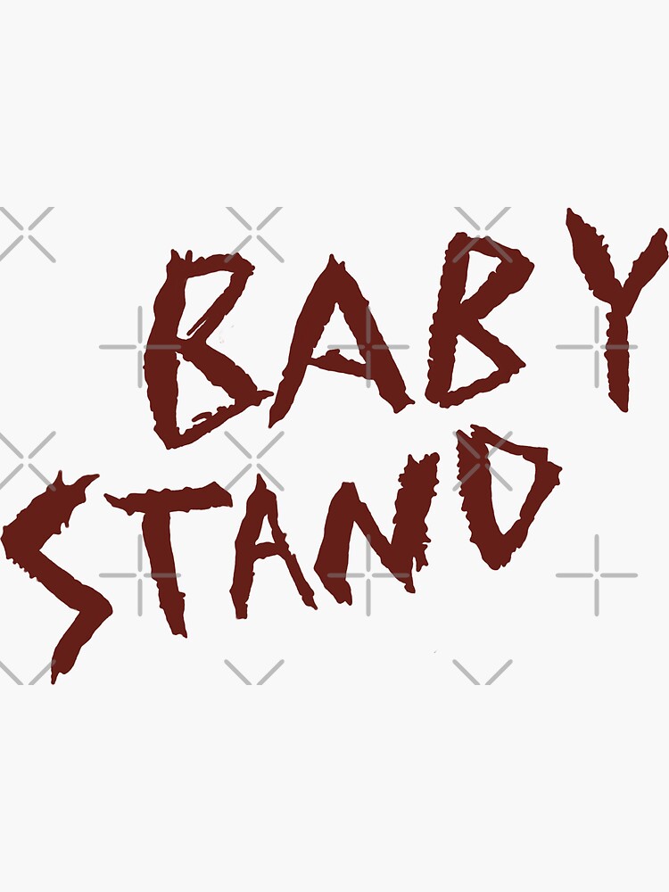 Pegatina «Baby Stand // JJBA Part 3» de Y-M-D | Redbubble