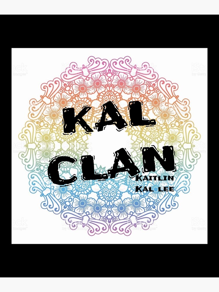 "Kaitlin Kal Lee Kal Clan Logo merch" Photographic Print for Sale by ...