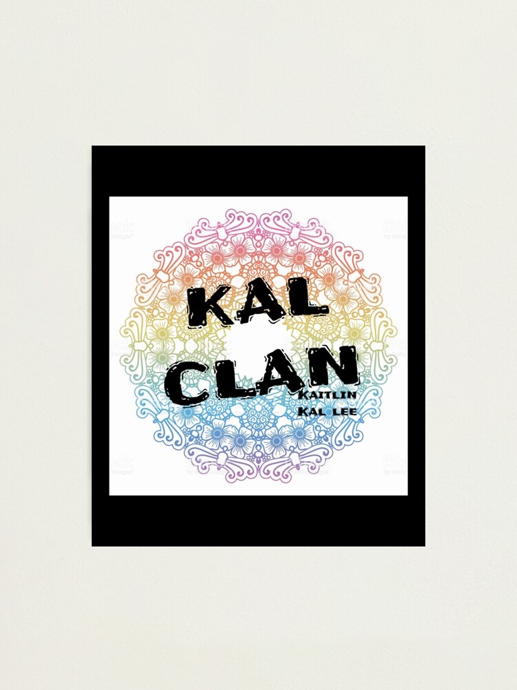 "Kaitlin Kal Lee Kal Clan Logo merch" Photographic Print for Sale by ...