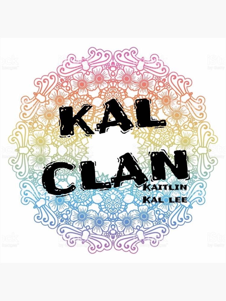"Kaitlin Kal Lee Kal Clan Logo merch" Sticker by KhacHoangshop | Redbubble