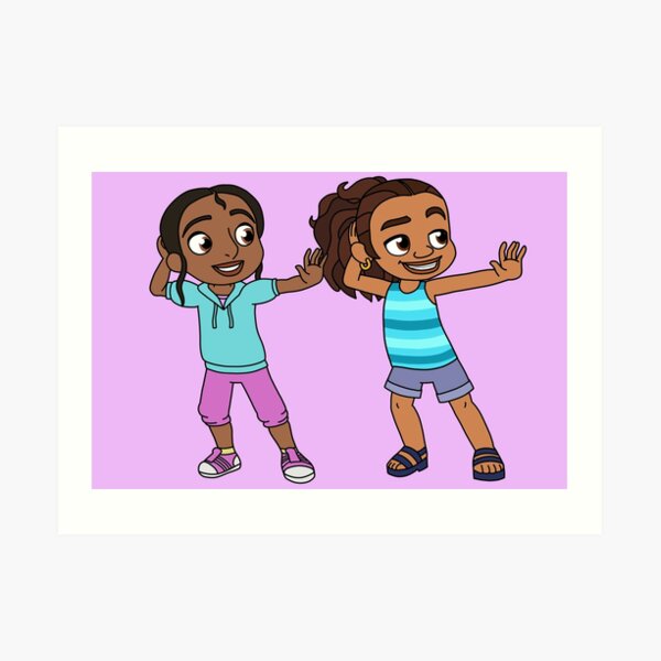 "Almas Way Alma and Rafia Dancing Fan Art" Art Print for Sale by ...