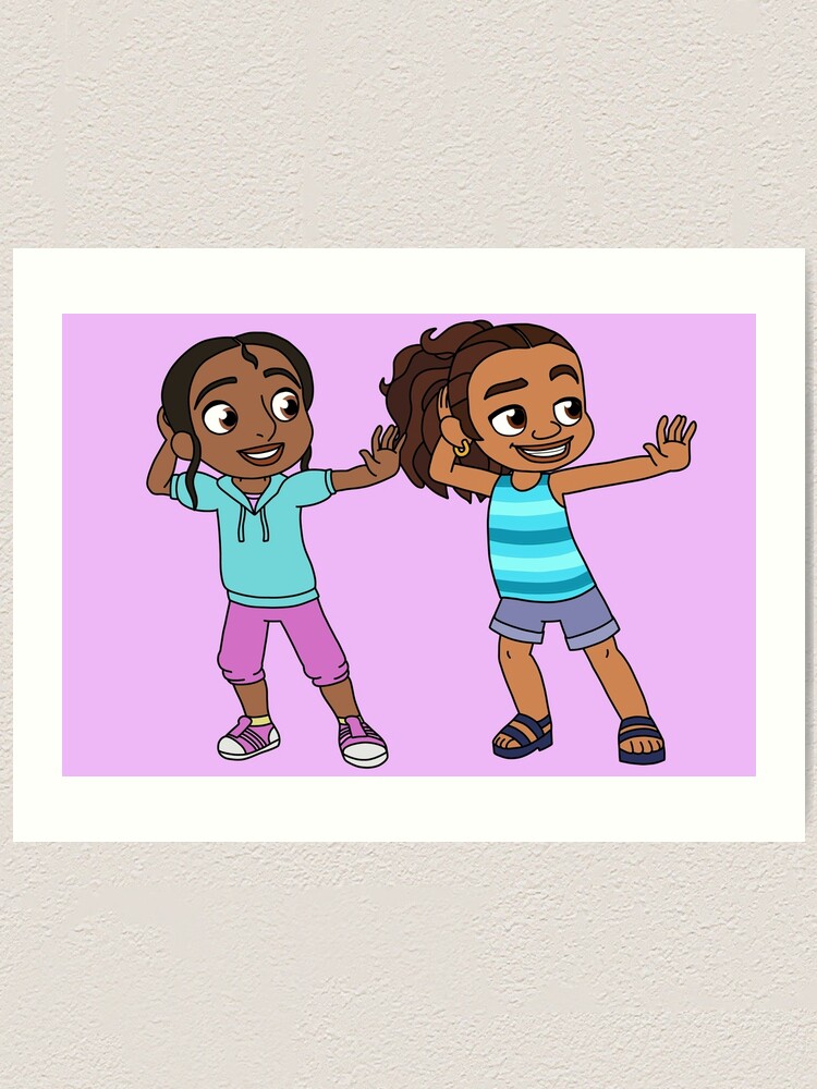 "Almas Way Alma and Rafia Dancing Fan Art" Art Print for Sale by ...