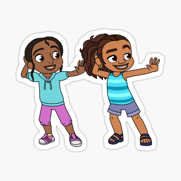 Pegatina «Almas Way Alma y Rafia Bailando Fan Art» de Ethereal-Enigma ...