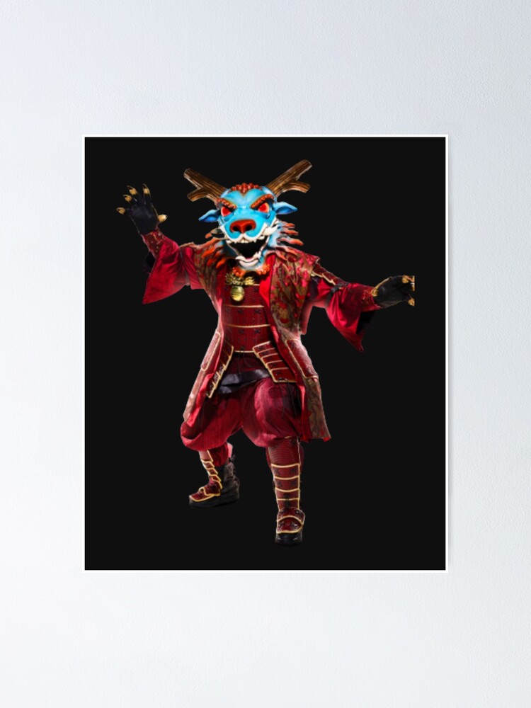 "Masked Singer US Season 4 Costume Dragon" Poster for Sale by MaiMotTRC ...