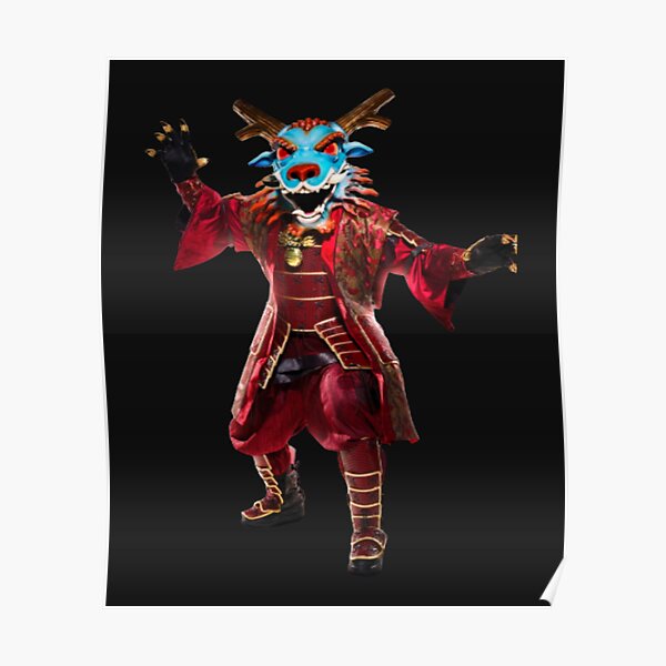 "Masked Singer US Season 4 Costume Dragon" Poster for Sale by MaiMotTRC ...