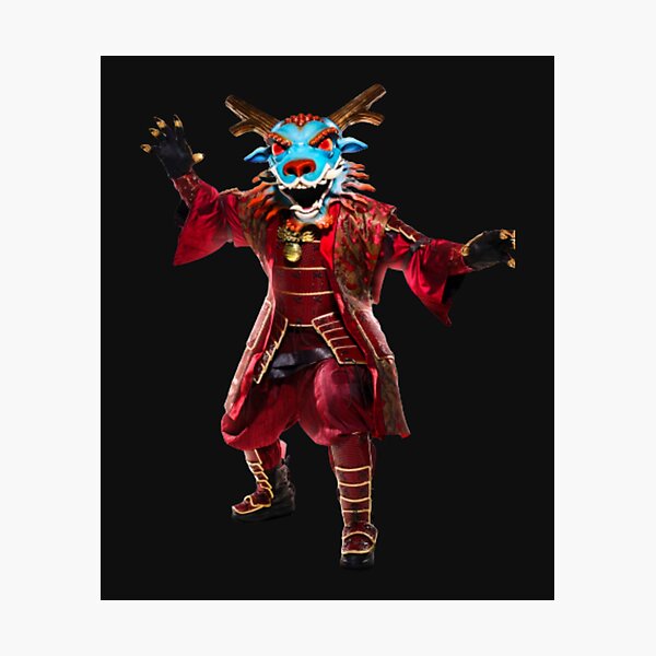 "Masked Singer US Season 4 Costume Dragon" Photographic Print for Sale ...