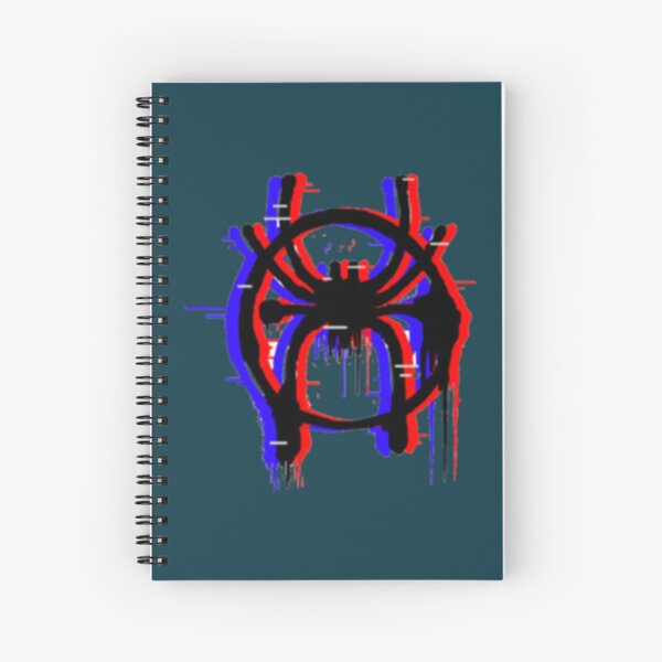 "3D Spiderverse Logo " Spiral Notebook by amperstancez | Redbubble