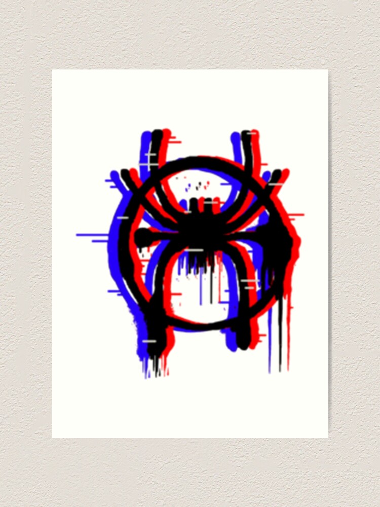 "3D Spiderverse Logo " Art Print for Sale by amperstancez | Redbubble