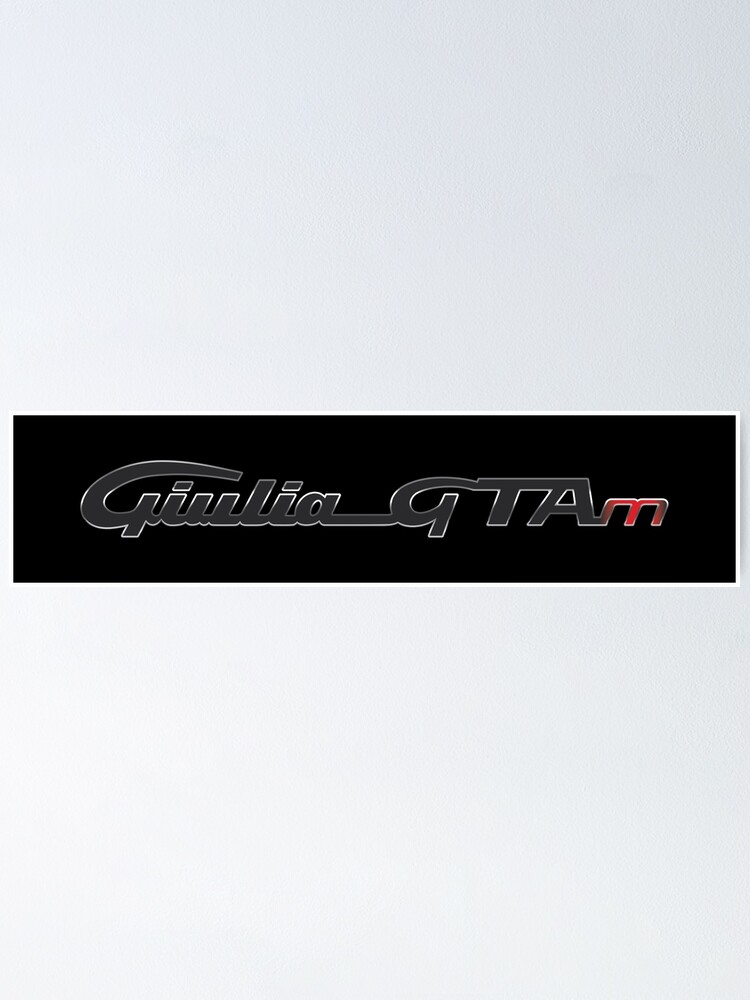 "GTAm Badge Logo" Poster for Sale by fmDisegno | Redbubble