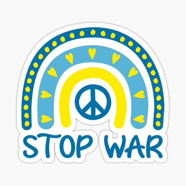 "Stop War" Sticker by kims-club | Redbubble