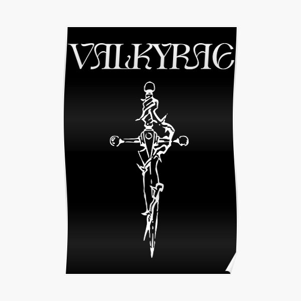 "Valkyrae Merch Valkyrae Sword" Poster by SulaRiam | Redbubble
