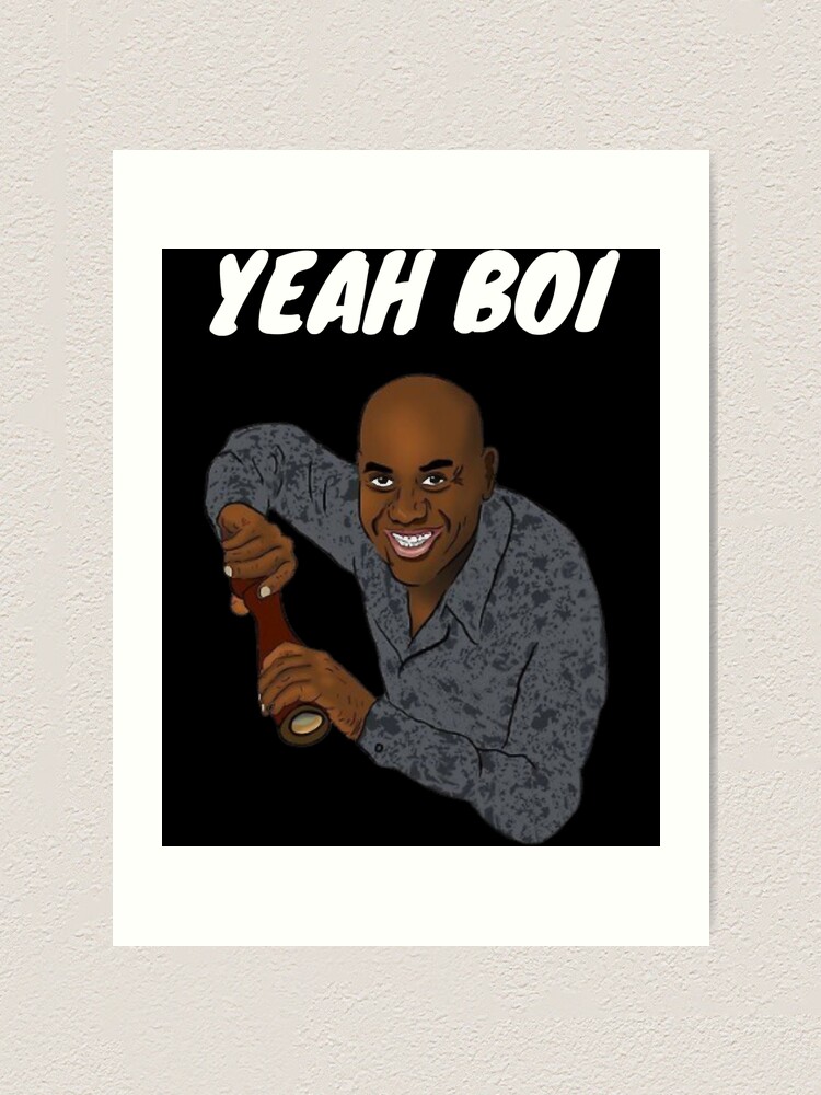 "Mens Womens Yeah Boy Spicy Ainsley Harriott Meme" Art Print for Sale ...