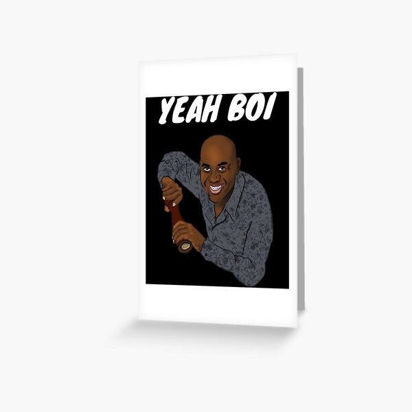 "Mens Womens Yeah Boy Spicy Ainsley Harriott Meme" Greeting Card by ...