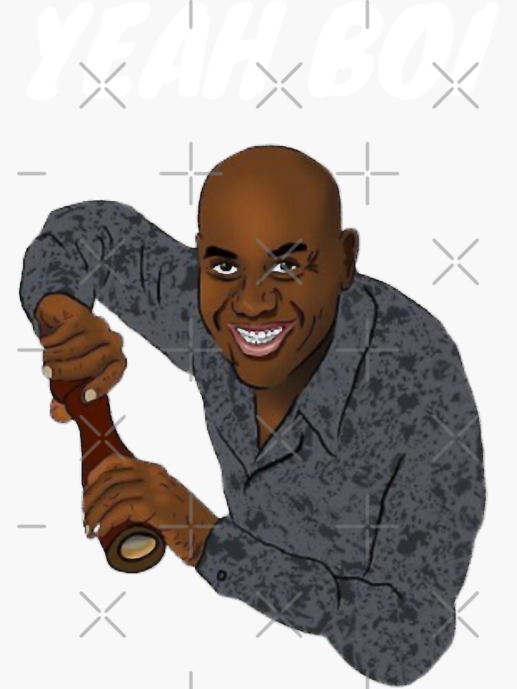 "Mens Womens Yeah Boy Spicy Ainsley Harriott Meme" Sticker by ...