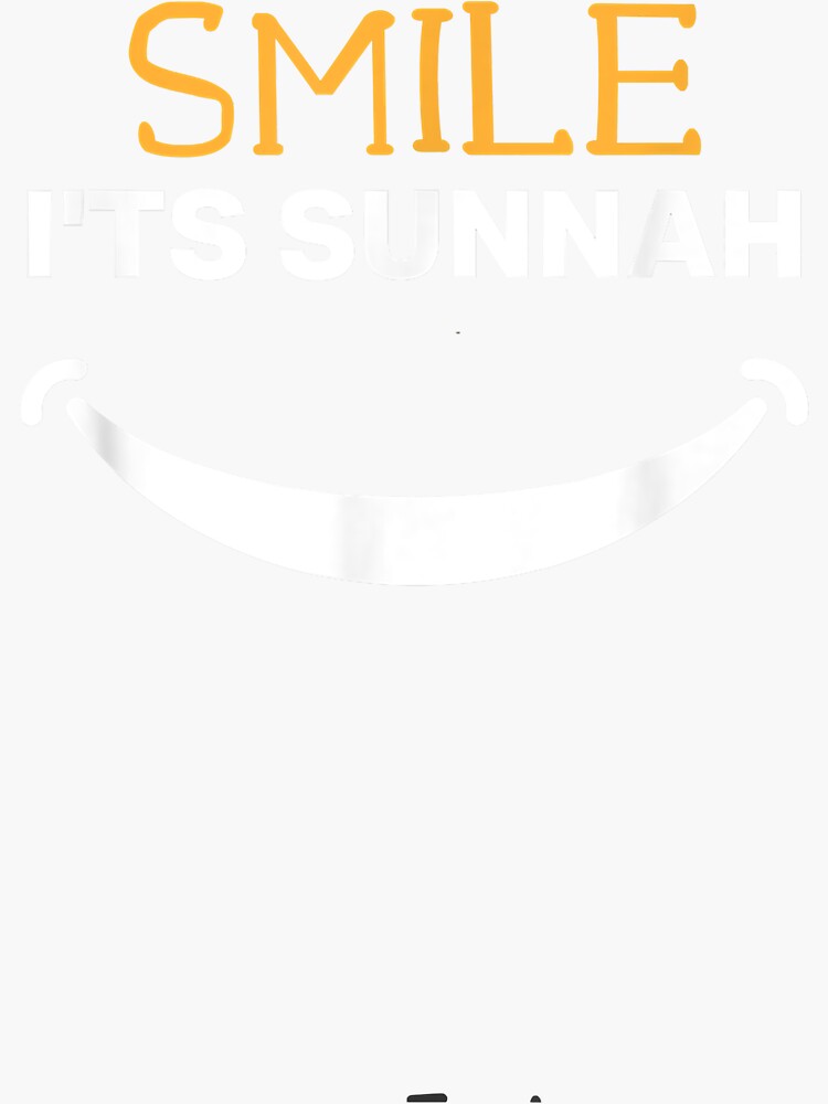 "Smile Its Sunnah Islamic Muslim T-Shirt Gift for Muslim" Sticker by ...