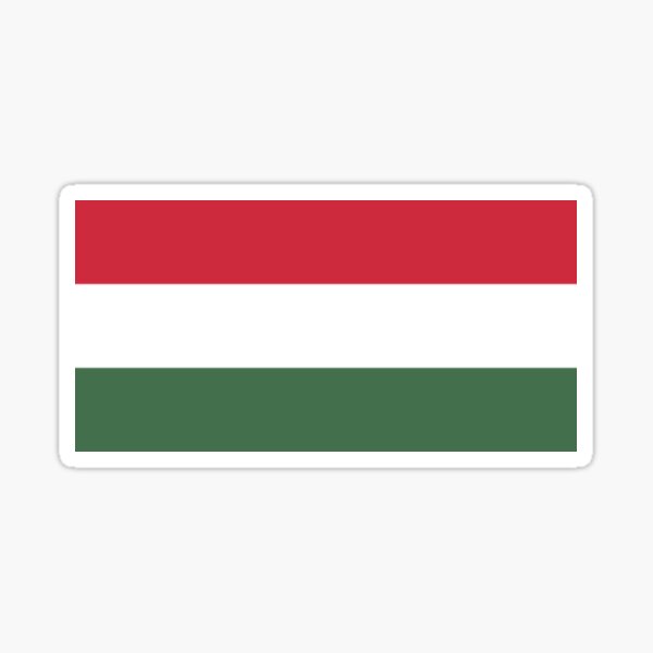 "Hungary Hungarian flag" Sticker for Sale by finirat | Redbubble