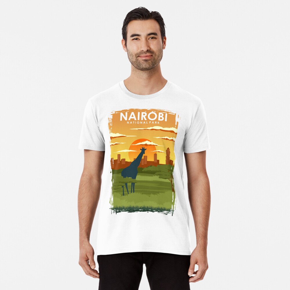 "Nairobi National Park Travel Poster" Poster for Sale by Jorn van Hezik ...