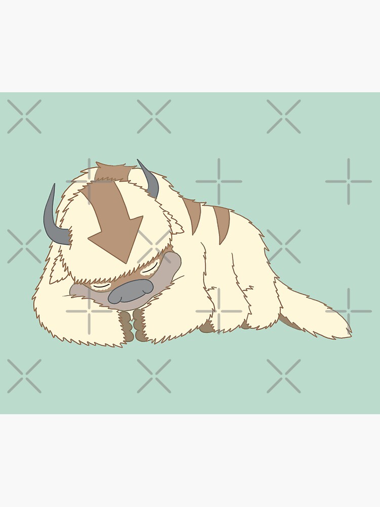 "Sleepy Appa" Mouse Pad for Sale by sketch-of-crows | Redbubble