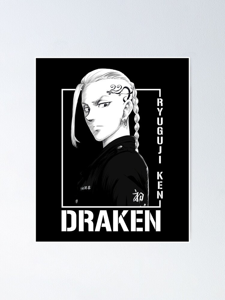 "Draken Tokyo Revengers" Poster for Sale by TokoBuEva | Redbubble