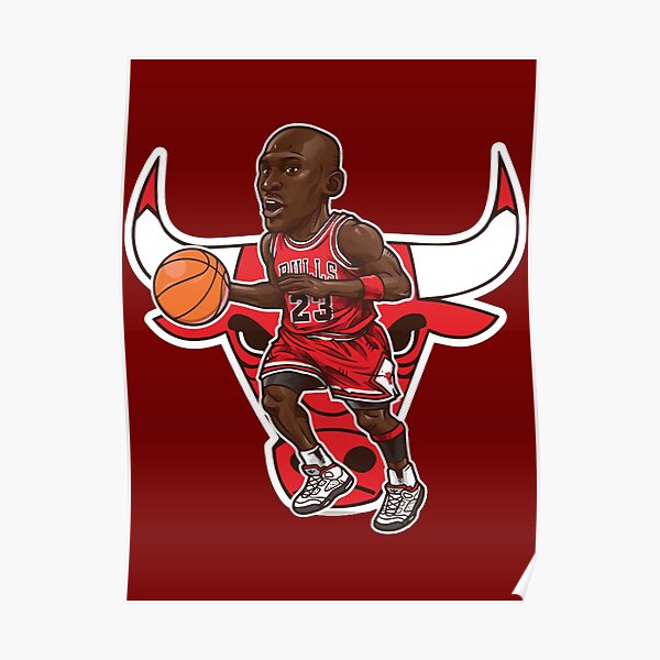 "Michael Jordan 23 Draw Chibi" Poster for Sale by JaclynPiel | Redbubble