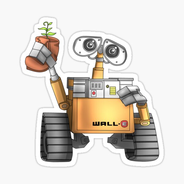 "WALL-E" Sticker by Brikzz | Redbubble