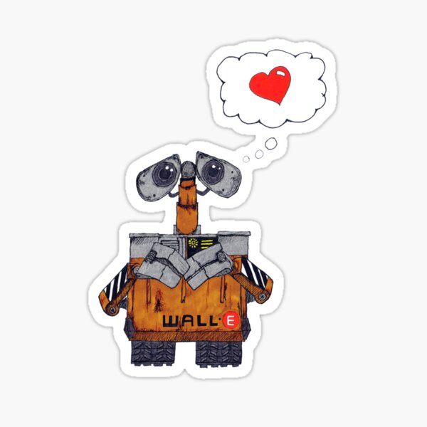 "WALL-E" Sticker by Brikzz | Redbubble