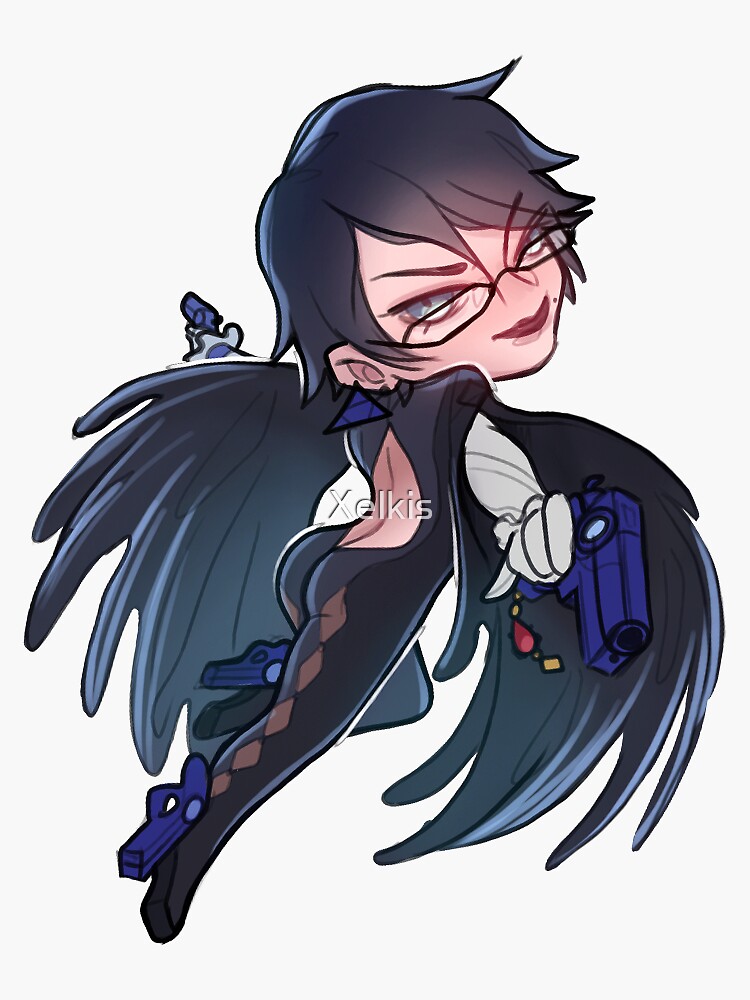 "Bayonetta 2" Sticker for Sale by Xelkis | Redbubble