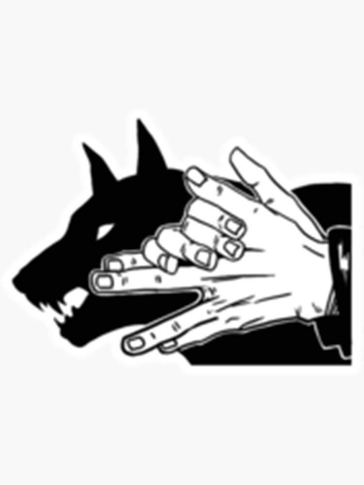 "Divine Dogs JJK Jujutsu Kaisen fan art Classic T-Shirt" Sticker by ...