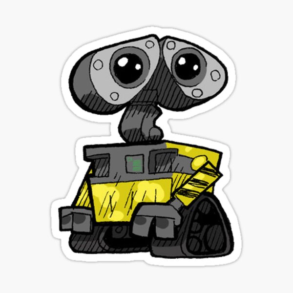 "WALL-E" Sticker by Brikzz | Redbubble