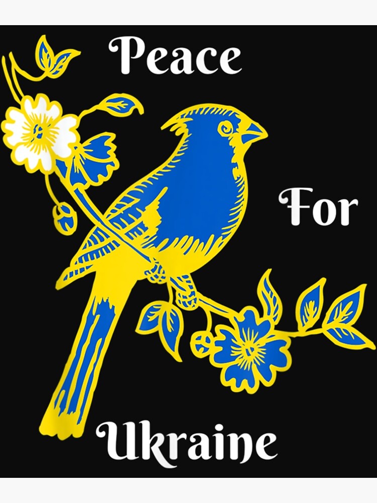 "Ukrainian Peace Bird " Poster for Sale by zoelastudio89 | Redbubble