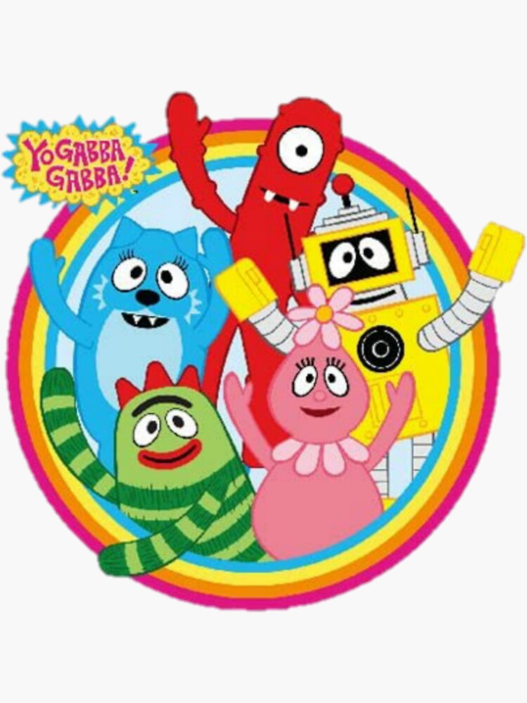 "Yo Gabba Gabba Classic T-Shirt" Sticker by MeikePapendorf | Redbubble