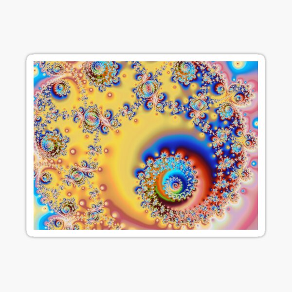 "Psychedelic Spiral Pattern" Sticker by MarfffaArt | Redbubble