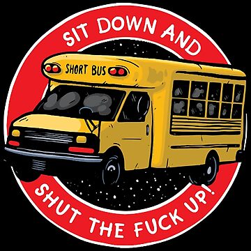 "Short Bus " Sticker for Sale by KatherineM1730 | Redbubble